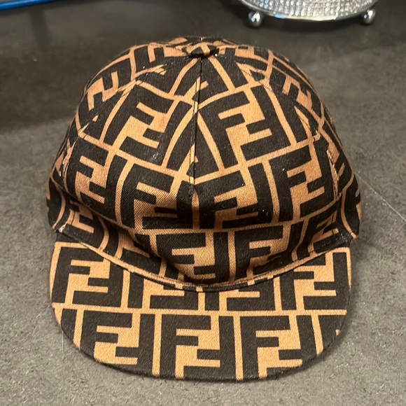 Fendi | Other | Fendi Kids Hat Ff Logo Motif Baseball Cap | Poshmark